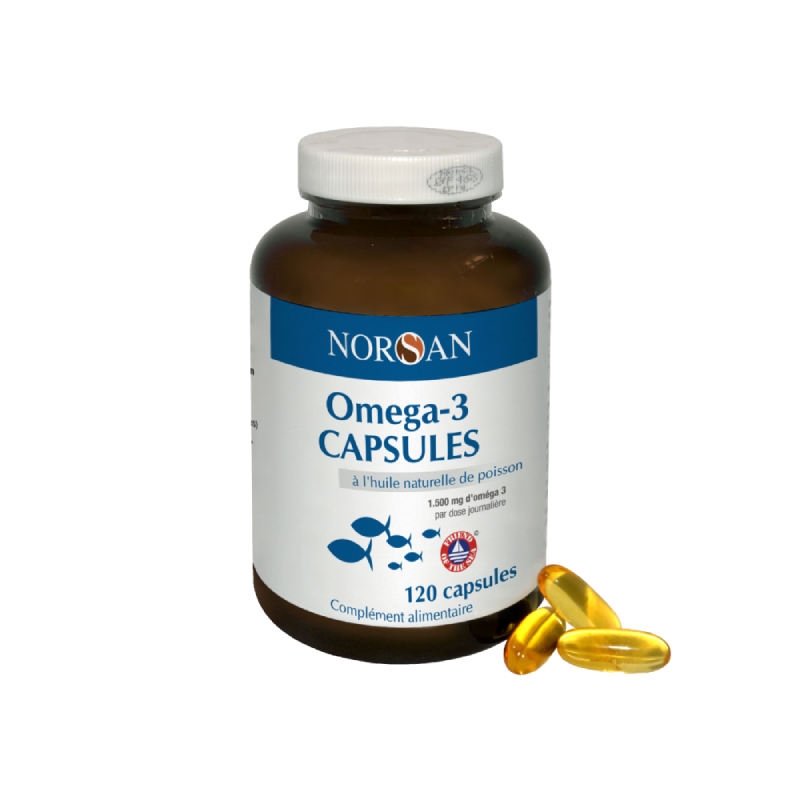 NORSAN Omega-3 žuvų taukai uždegimo mažinimui bei imunitetui kapsulės ...